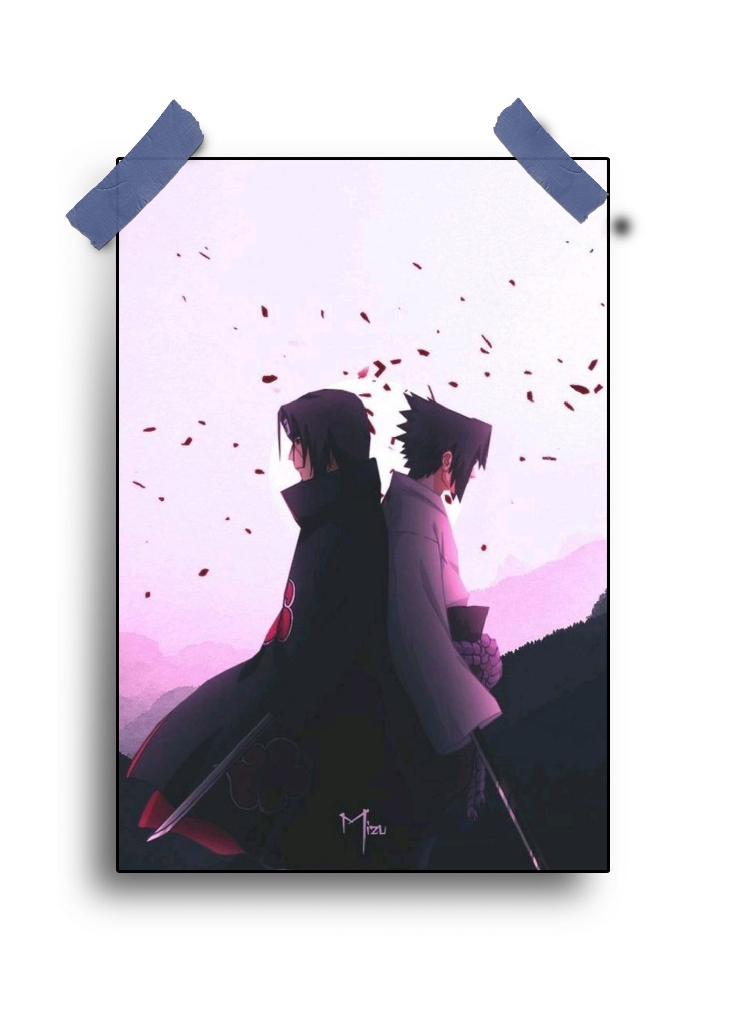 Naruto Uchiha Itachi Poster - 12x18 Inches | PrintItNice
