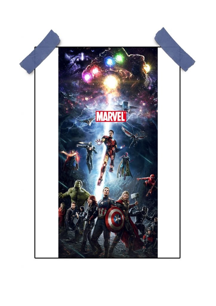 Superhero Poster - Marvel & DC Heroes - 12"x18" Glossy/Matte Finish ...