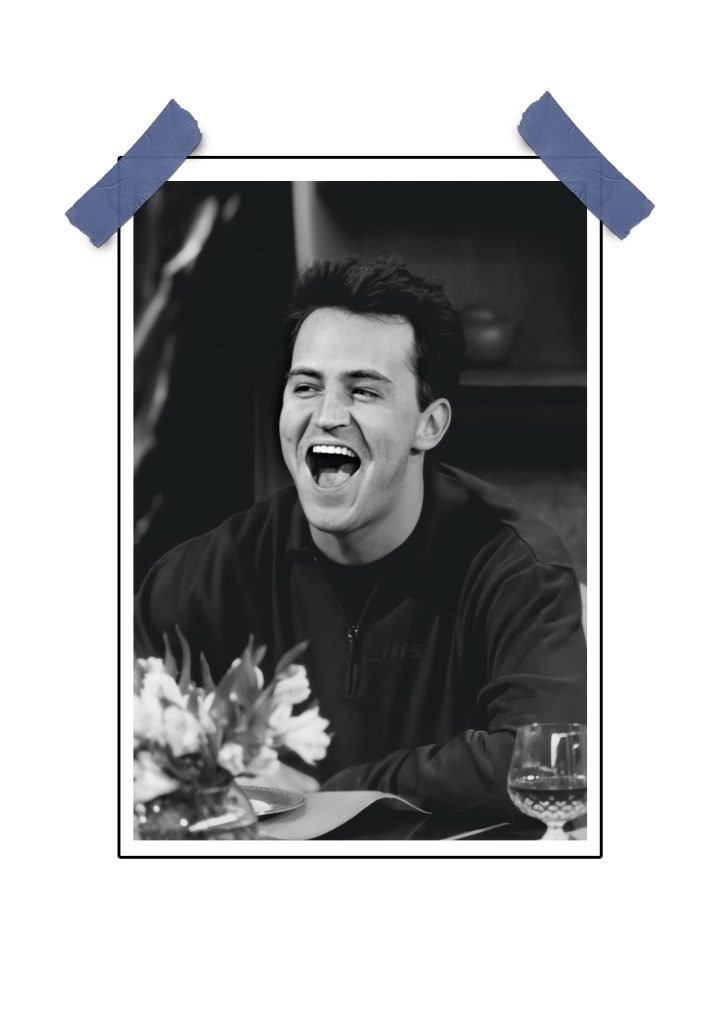 Chandler Bing Matthew Perry Poster - Friends TV Show| PrintItNice