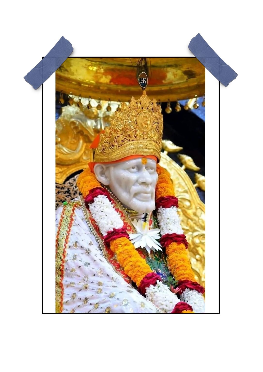 Sai Baba Poster | Spiritual Wall Art | PrintItNice